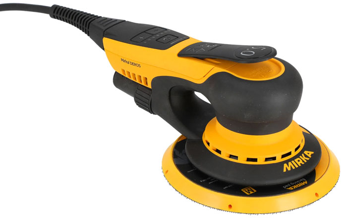 Die neuen MIRKA DEROS II Exzenterschleifer